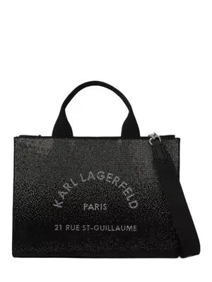 KARL LAGERFELD Karl Lagerfeld Rue St-Guillaume Rhinestone Tote Bag