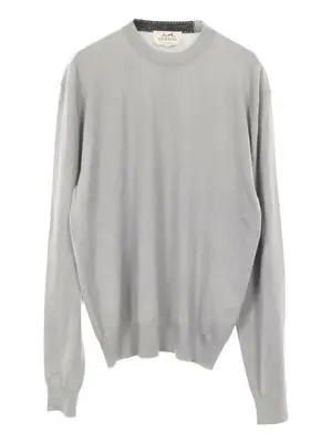 Hermès Crew Neck Long Sleeve Sweater - Grey