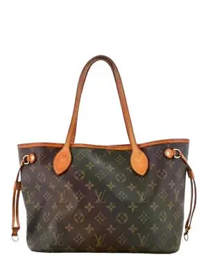 LOUIS VUITTON Louis Vuitton Neverfull Monogram Canvas PM Tote Bag Brown