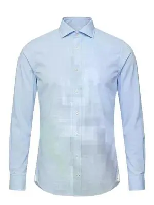 KOIKE BARCELONA Check Long-sleeve Shirt - Blue