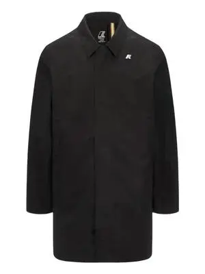 K-WAY Kenley Logo-print Rain Coat - Black