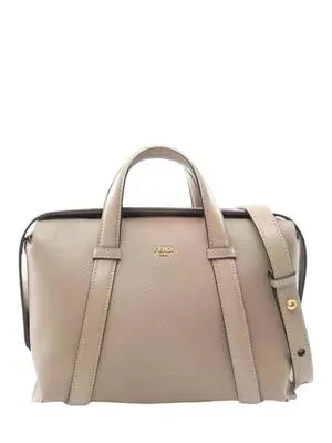 Fendi Medium Boston Tote Bag - Neutrals
