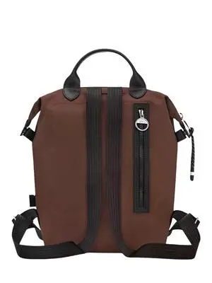 Longchamp Le Pliage Energy Logo Tape Backpack - Brown