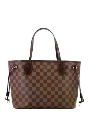 LOUIS VUITTON Neverfull Nm Damier Pm Tote Bag - Brown