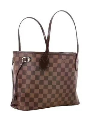 LOUIS VUITTON Neverfull Nm Damier Pm Tote Bag - Brown