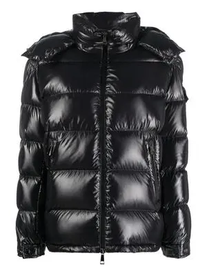 Moncler Montbeliard Down Jacket With Removable Hood - Black