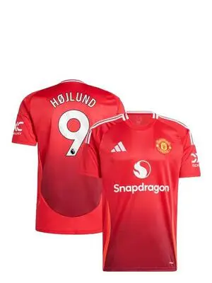 Adidas Manchester United Rasmus Hojlund 2024/25 Home Replica Player Jersey - Red
