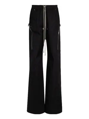 Rick Owens Heizer Belas Pants Wide Leg Trousers - Black