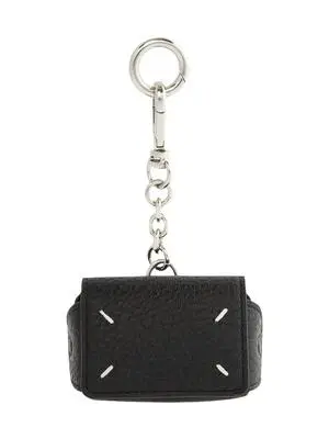 MAISON MARGIELA Waste Bag With Chain Keychain - Black