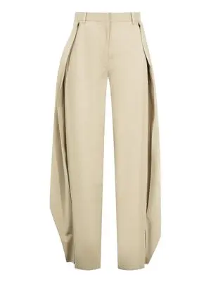 Loewe Tailored Wide-leg Trousers - Tan