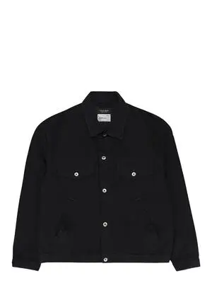 PURPLE BRAND Rinse Wash Denim Jacket - Black