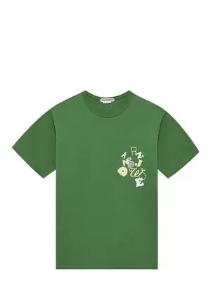 JW Anderson Scattered Letters T-shirt - Green