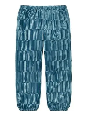 Supreme Velour Textured Jogger Pants - Blue