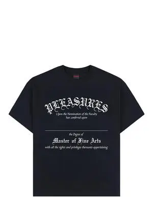 PLEASURES Degree T-shirt - Black