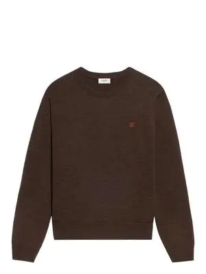 Celine Crewneck Sweater - Brown
