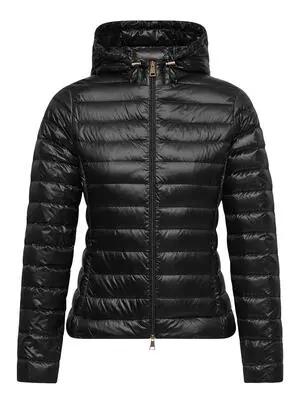 Moncler Quilted Hooded Jacket - Black