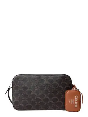 Celine Messenger Bag With Charm - Black