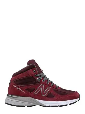 NEW BALANCE 990v4 Mid Made In Usa Sneakers - Red