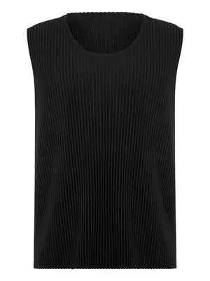 Issey Miyake Pleated Tank - Black