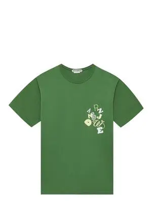 JW Anderson Scattered Letters T-shirt - Green