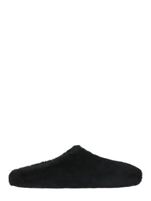 Givenchy 4g Shearling Slides - Black