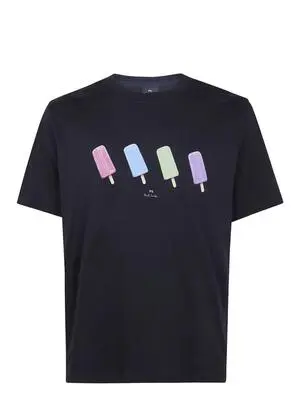 Paul Smith Classic Organic Cotton Mini T-shirt For - Black