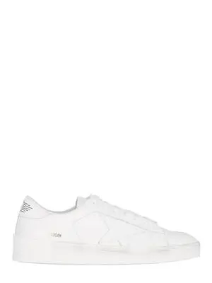 GOLDEN GOOSE Leather Lace-up Sneakers - White