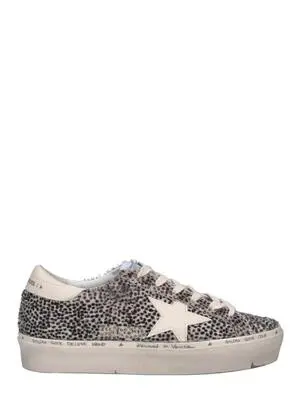 GOLDEN GOOSE Superstar" Leopard Print Leather Sneakers - Black