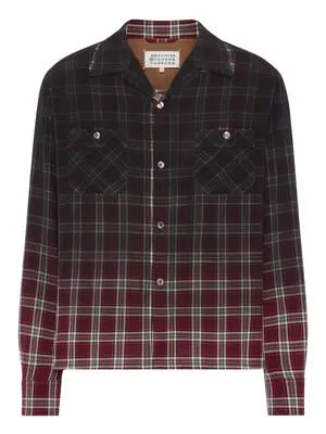 MAISON MARGIELA Mini Button-up Shirt Tailored Fit - Red