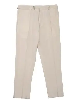 BE ABLE Tailored Trousers With Belted Waist - Beige