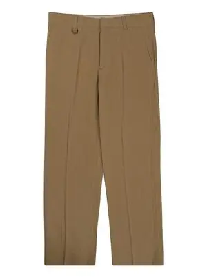 PAOLO PECORA MILANO Straight-leg Dress Pants - Beige