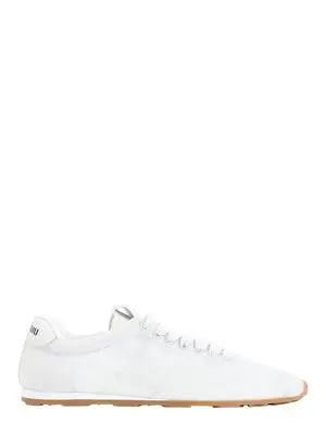 Miu Miu Lace-up Sneakers - White