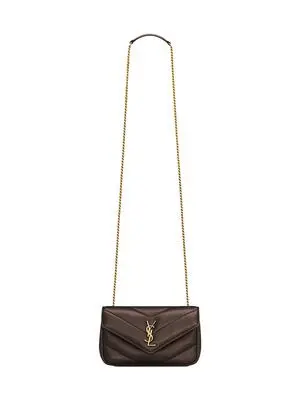 Saint Laurent Loulou Mini Bag - Deep Hickory
