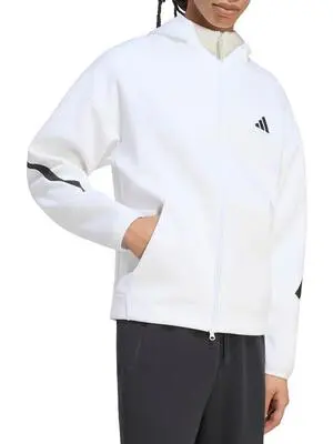 Adidas Z.n.e. Full-zip Track Hoodie - White