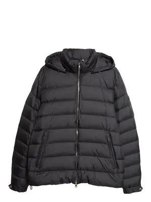 Moncler Arneb Down Puffer Jacket With Removable Hood - Black