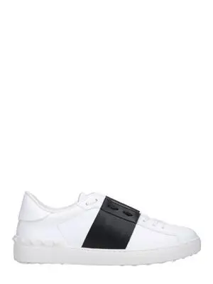 Valentino Garavani Rockstud Untitled Leather Sneakers - White