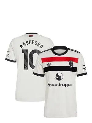 ADIDAS ORIGINALS Marcus Rashford Manchester United 2024/25 Third Replica Jersey - Cream