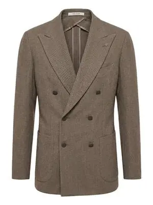 Tagliatore Double-breasted Blazer - Brown
