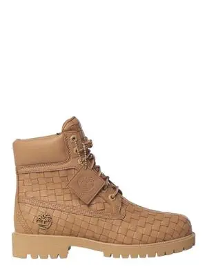 Timberland Woven Lace-up Boots - Medium Beige