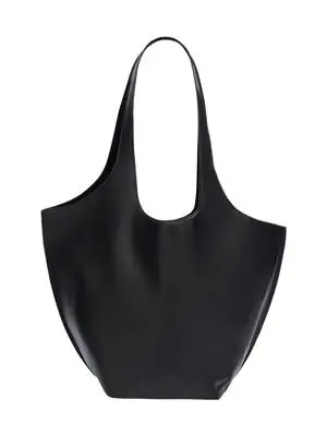 Attico Top Handle Shoulder Bag - Black