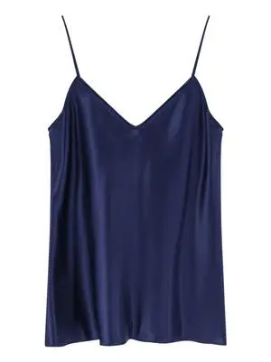Alberta Ferretti Sleeveless V-neck Vest - Blue
