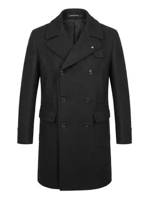 Tagliatore Double-breasted Coat - Black