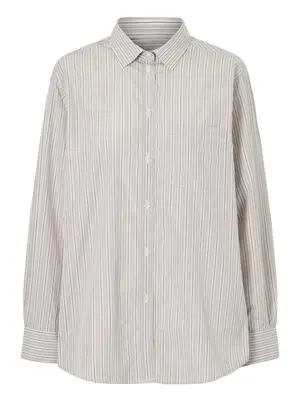 RÓHE Long Sleeve Striped Shirt - Grey