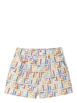 Fendi Printed Belt-loop Shorts - Multicolor