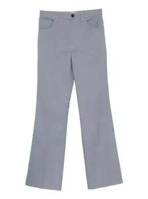 Marni Tailored Trousers With Pressed Crease - Grey