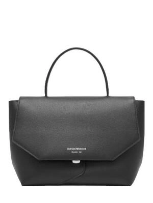 Emporio Armani 1981 Leather Handbag - Black