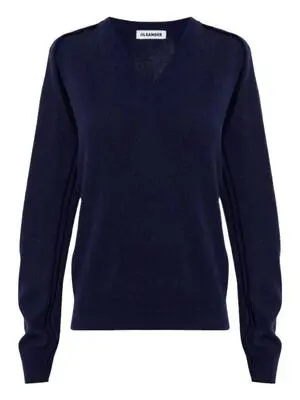 JIL SANDER V-neck Sweater - Black