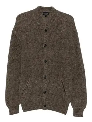 Giorgio Armani Long-sleeve Cardigan - Brown