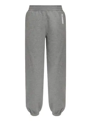 JIL SANDER Logo Print Track Pants - Gray