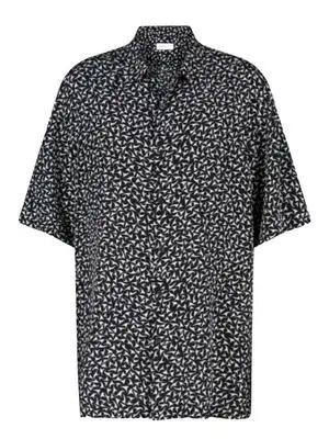 Dries Van Noten Patterned Short-sleeve Shirt - Black